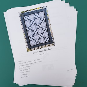 Over and Under Lap Quilt Pattern - Etsy