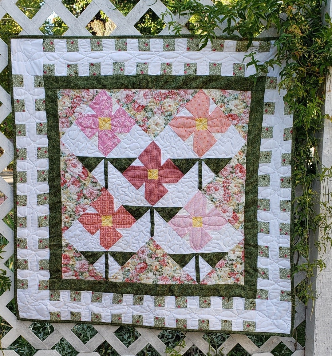 Flower Patch Baby Quilt Pattern - Etsy