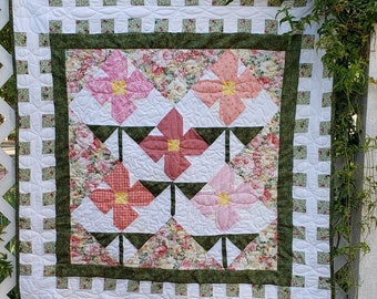 Flower Girl Quilt Pattern - Etsy