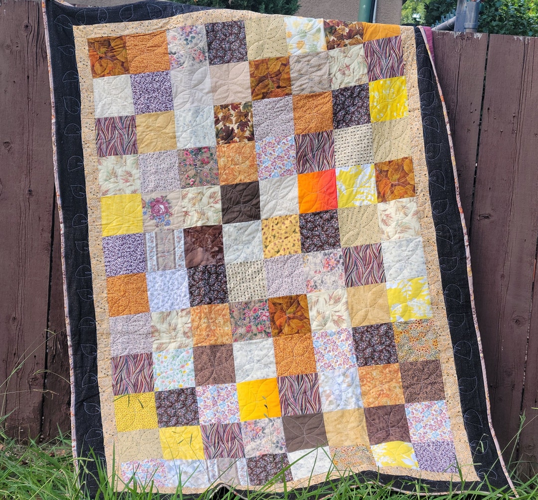 Grandmother's Squares Twin Quilt Pattern - Etsy