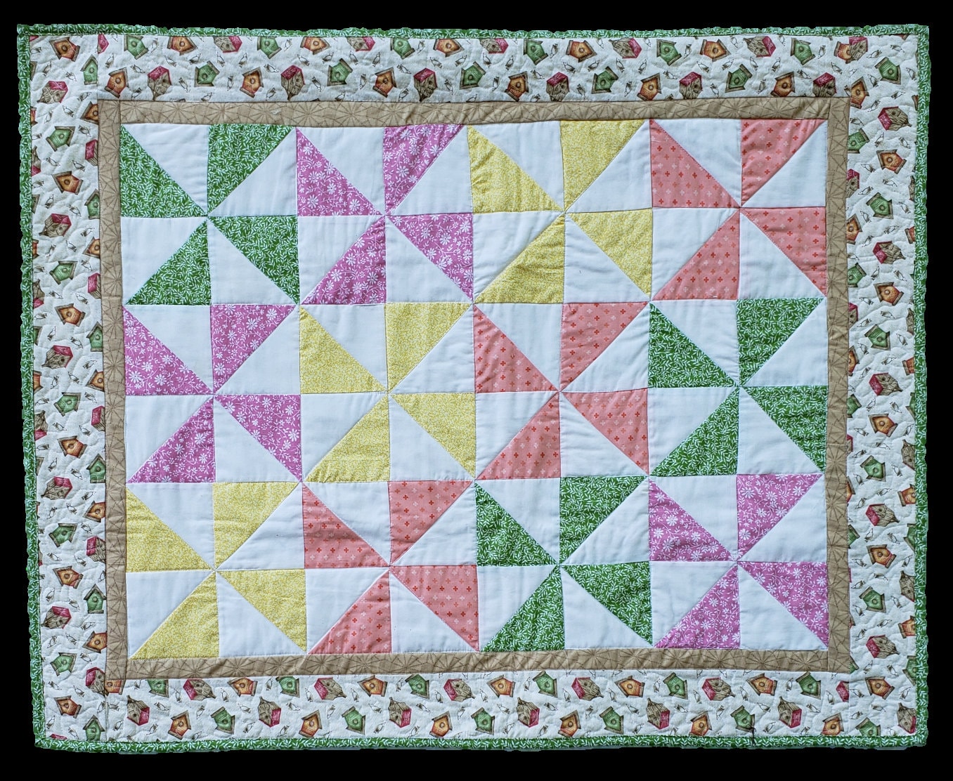 Pinwheel Baby Quilt Pattern - Etsy