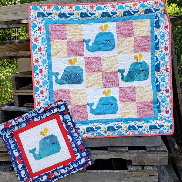 Whale Quilt Pattern - Etsy