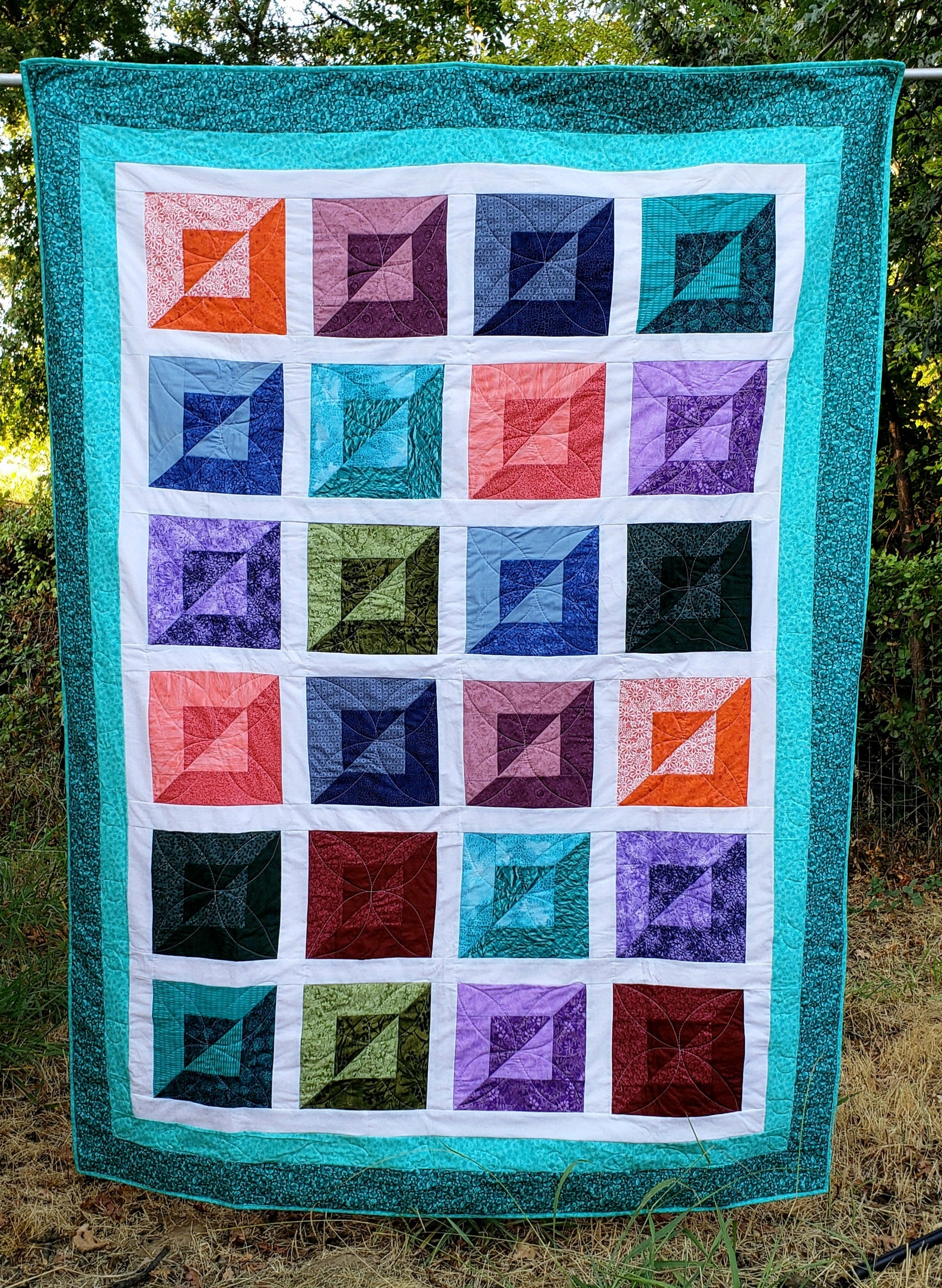 Beveled Boxes Twin Quilt Pattern - Etsy