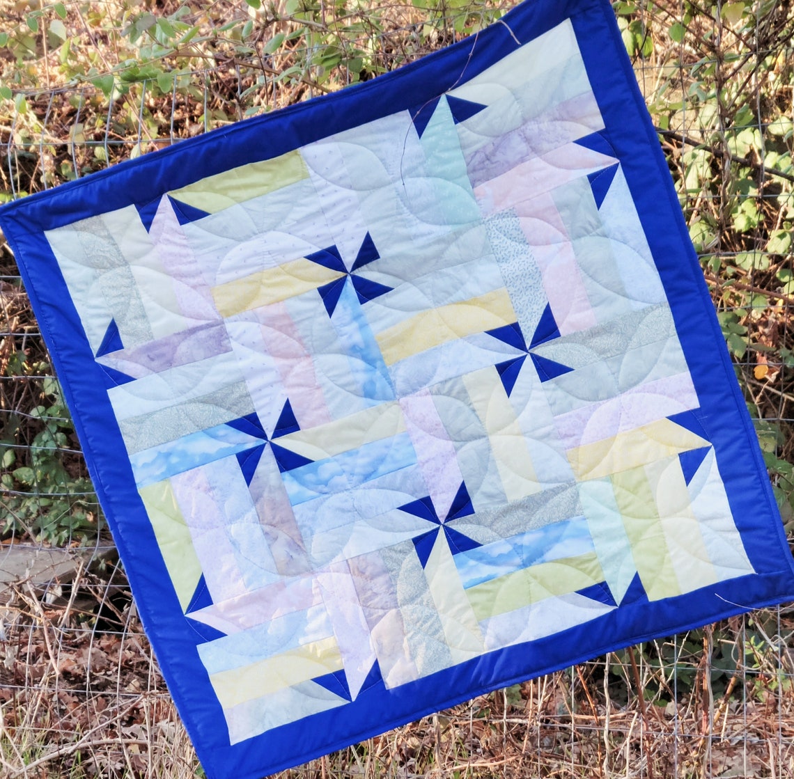 Floating Pinwheels Baby Quilt Pattern - Etsy Canada