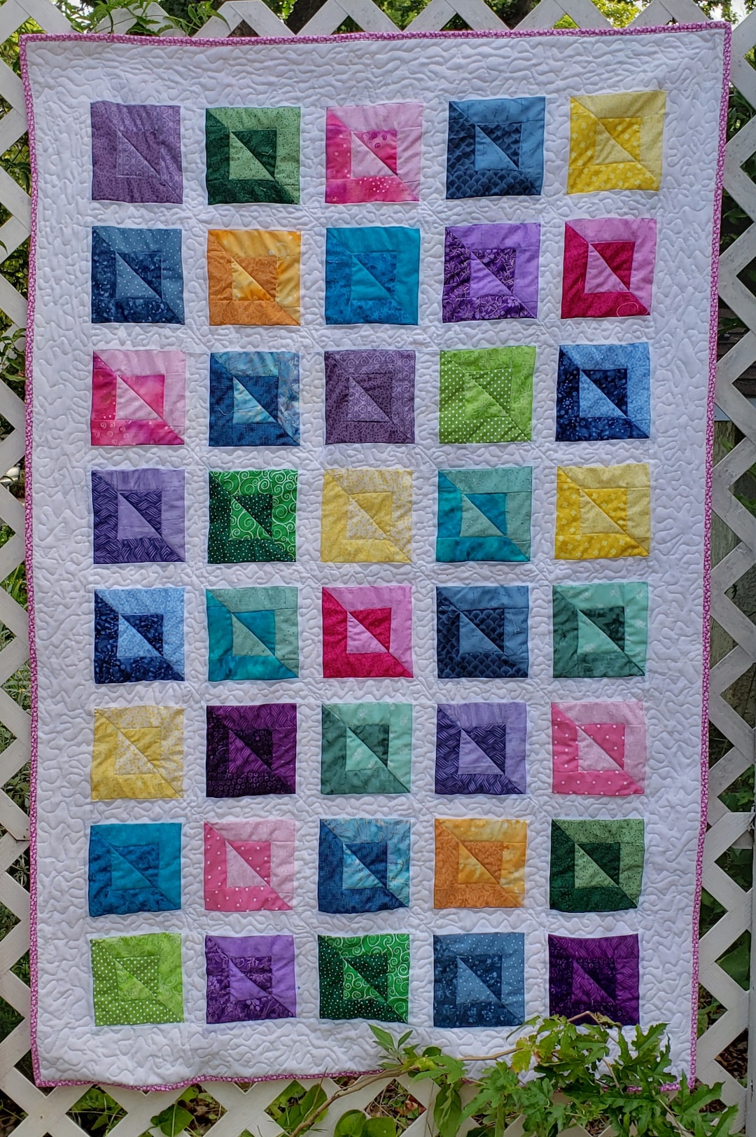 Beveled Boxes Lap Quilt Pattern - Etsy