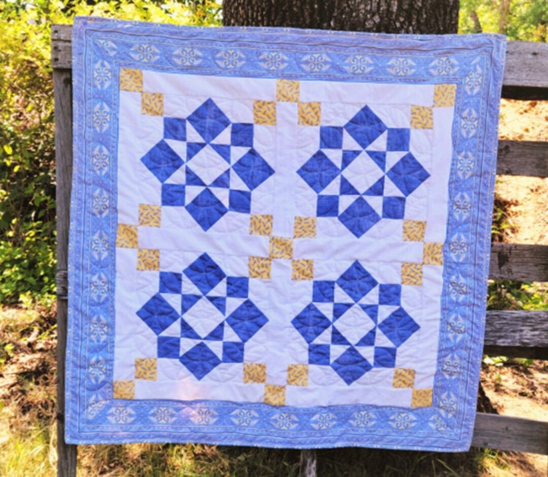 Michael's Star Baby Quilt Pattern - Etsy