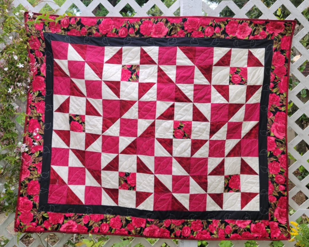 Nine Patch Weave Lap Quilt Pattern - Etsy