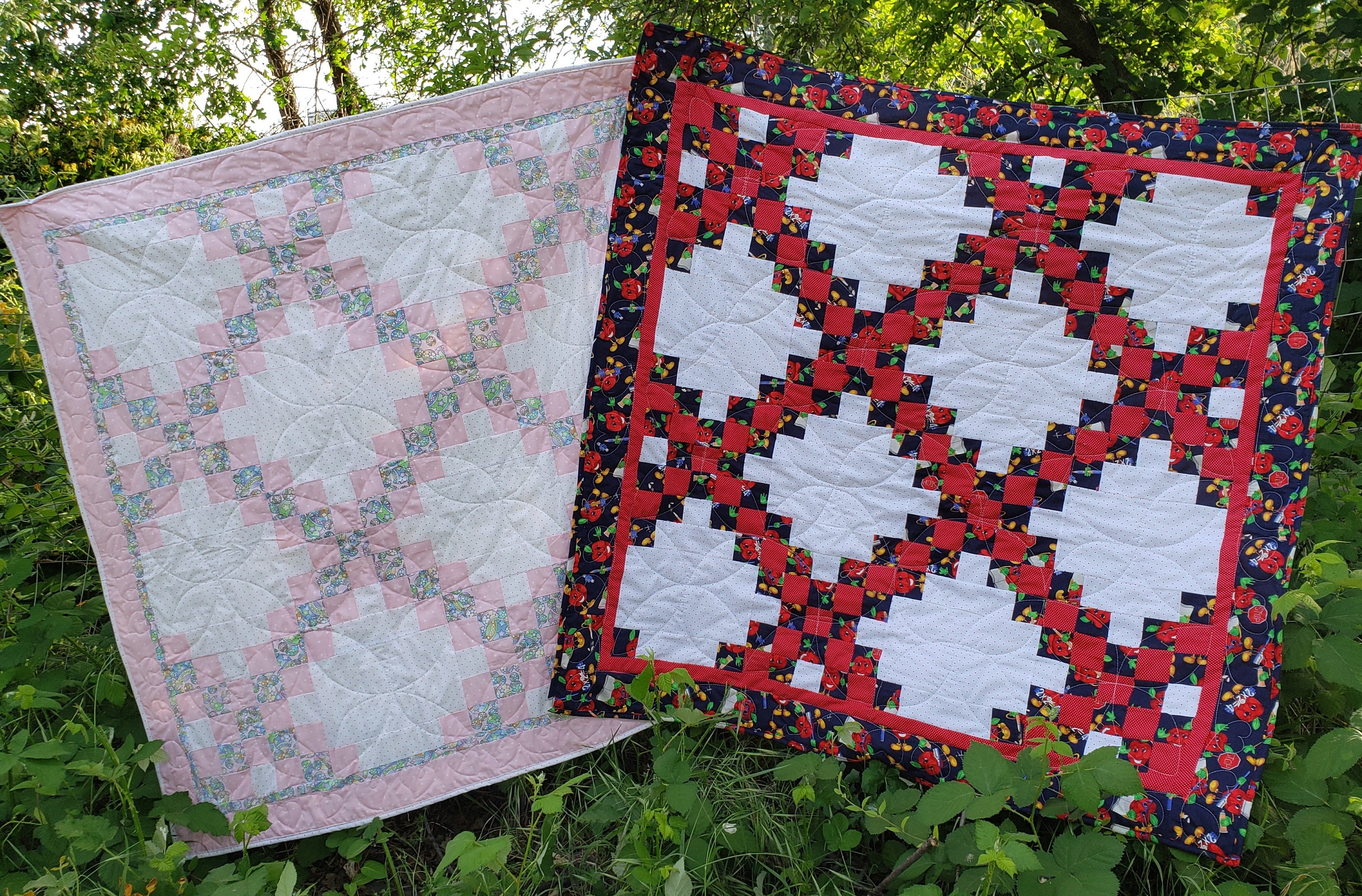 Double Irish Chain Baby Quilt Pattern | Etsy