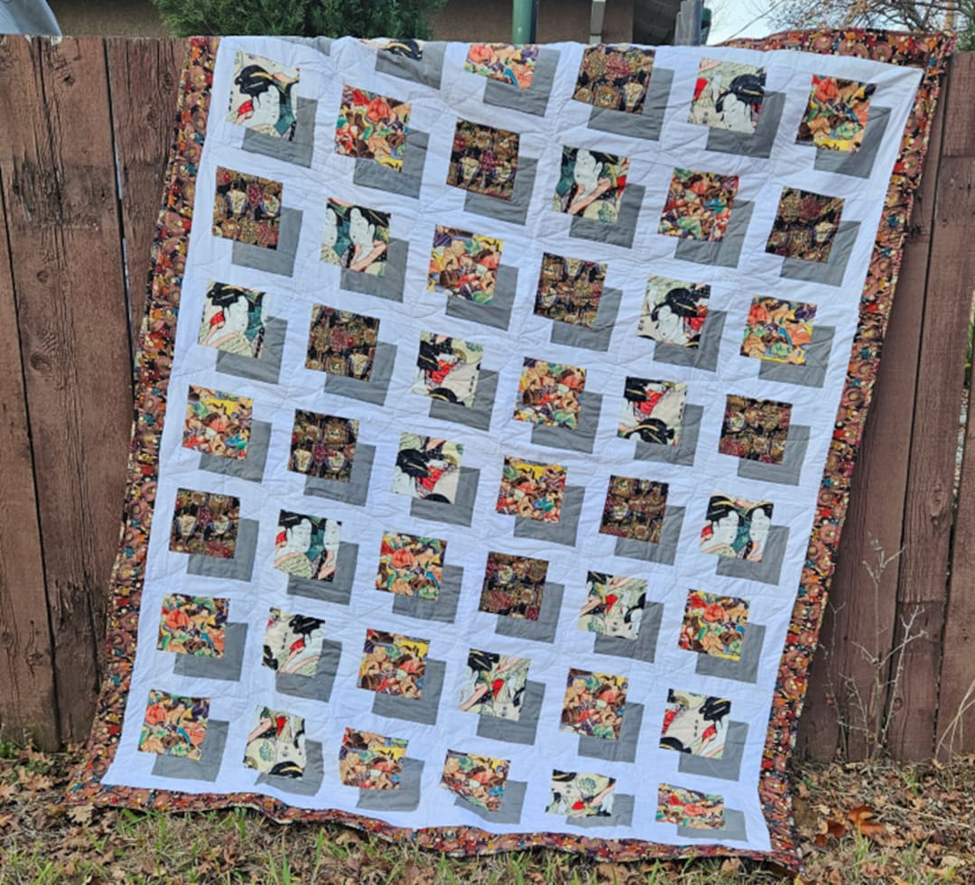 Shadow Box Twin Quilt Pattern - Etsy