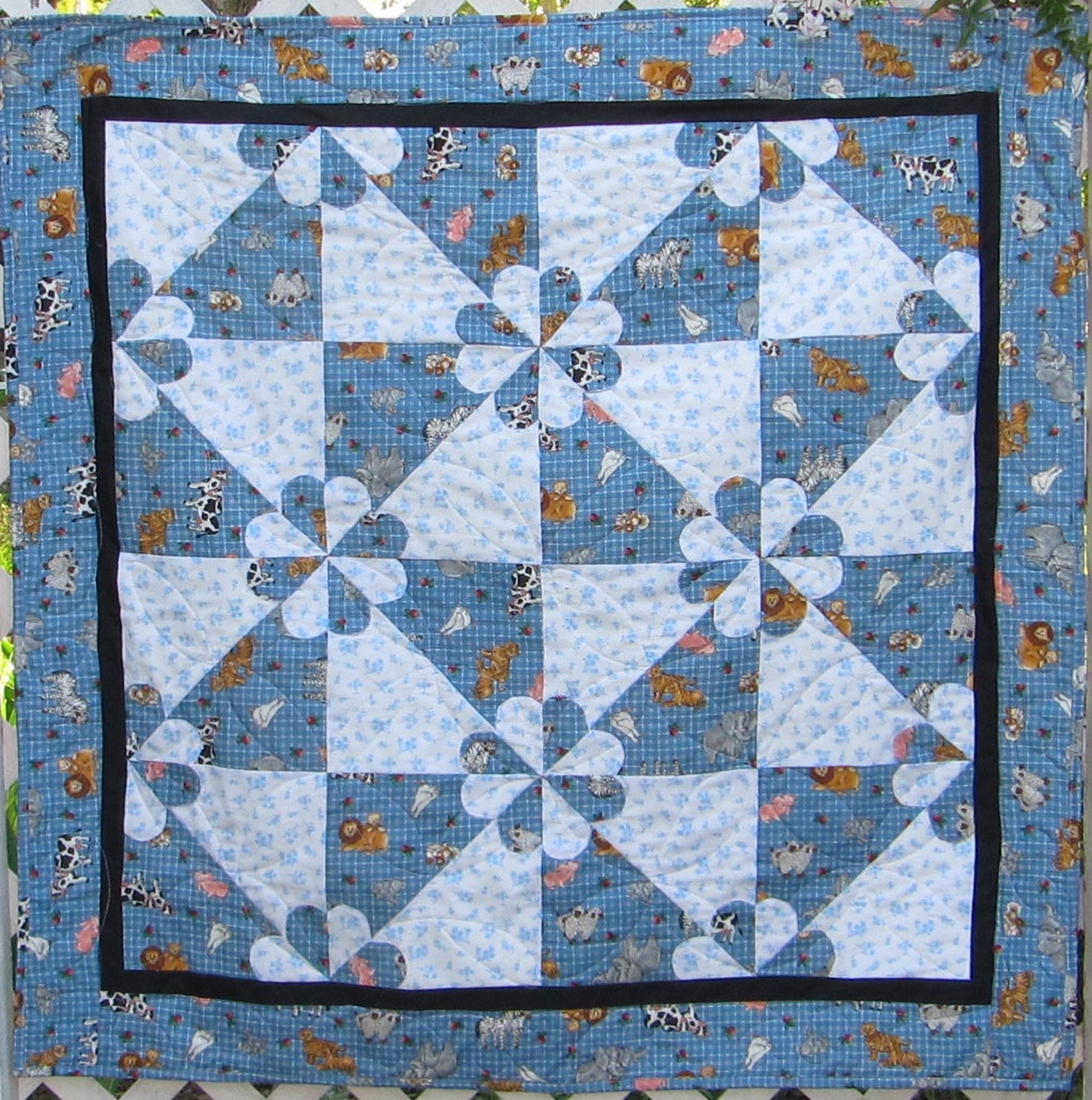 Dutch Windmill Baby Quilt Pattern | Etsy