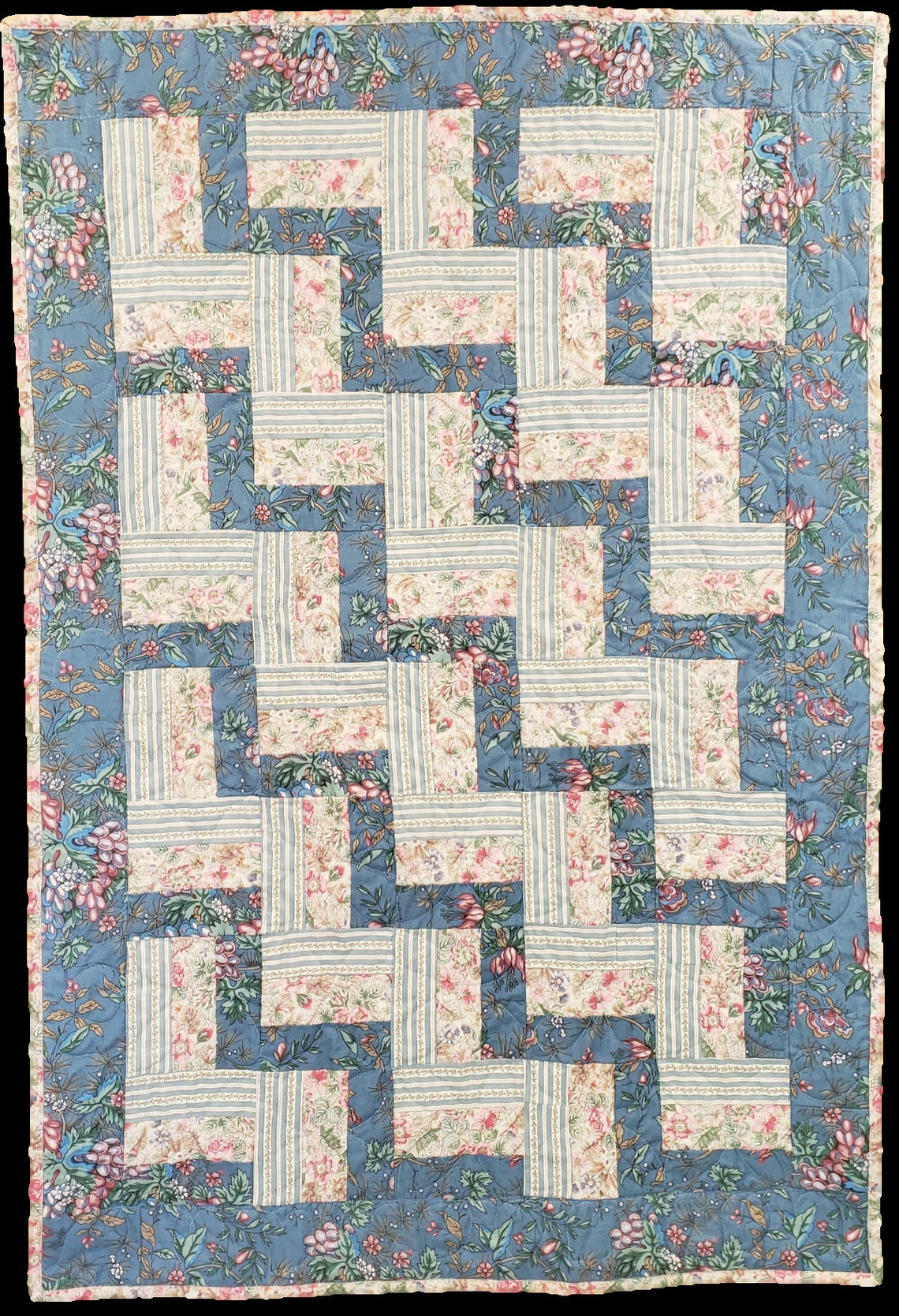 Split Rail Fence Lap Quilt Pattern - Etsy