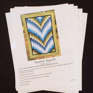 Beginner Bargello Lap Quilt Pattern - Etsy