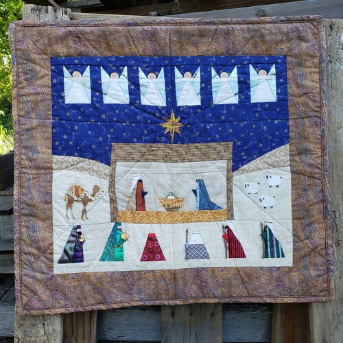 Silent Night a Christmas Nativity Quilt Pattern - Etsy