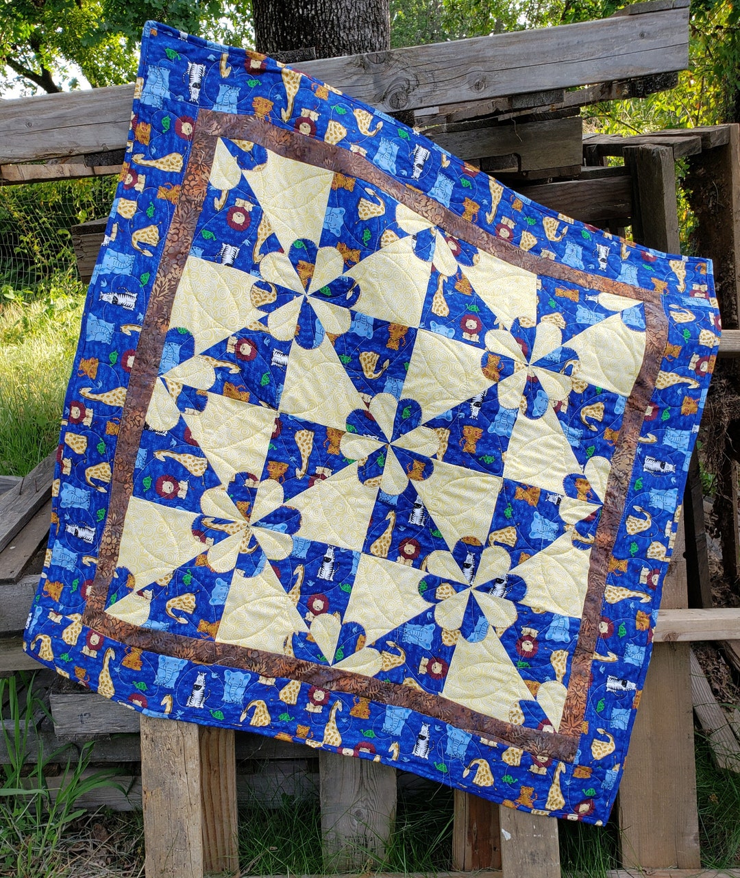 Dutch Windmill Baby Quilt Pattern - Etsy