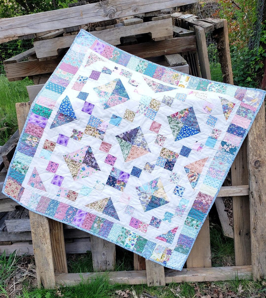 Jacob's Ladder Baby Quilt Pattern - Etsy