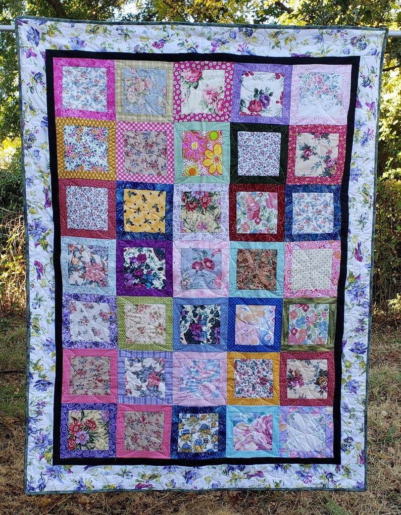 Stacked Blocks Lap Quilt Pattern - Etsy
