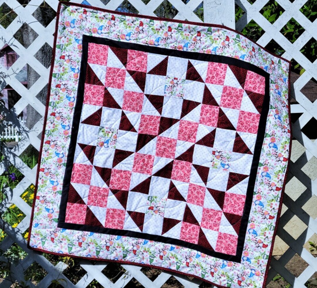 Nine-patch Weave Baby Quilt Pattern - Etsy