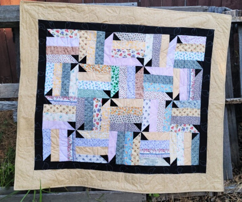 Floating Pinwheel Lap Quilt Pattern - Etsy