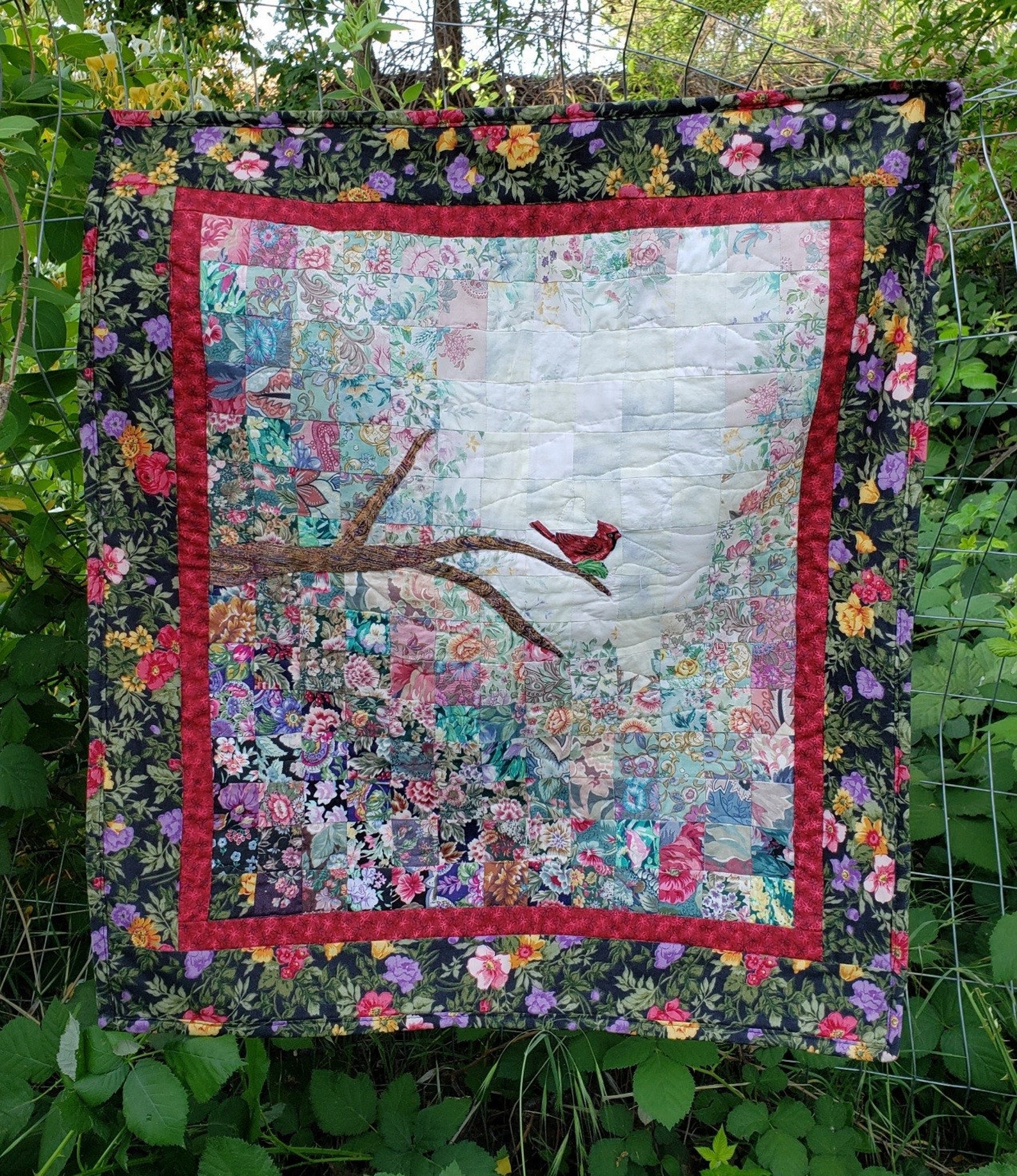 Bird on a Branch Quilt Pattern - Etsy