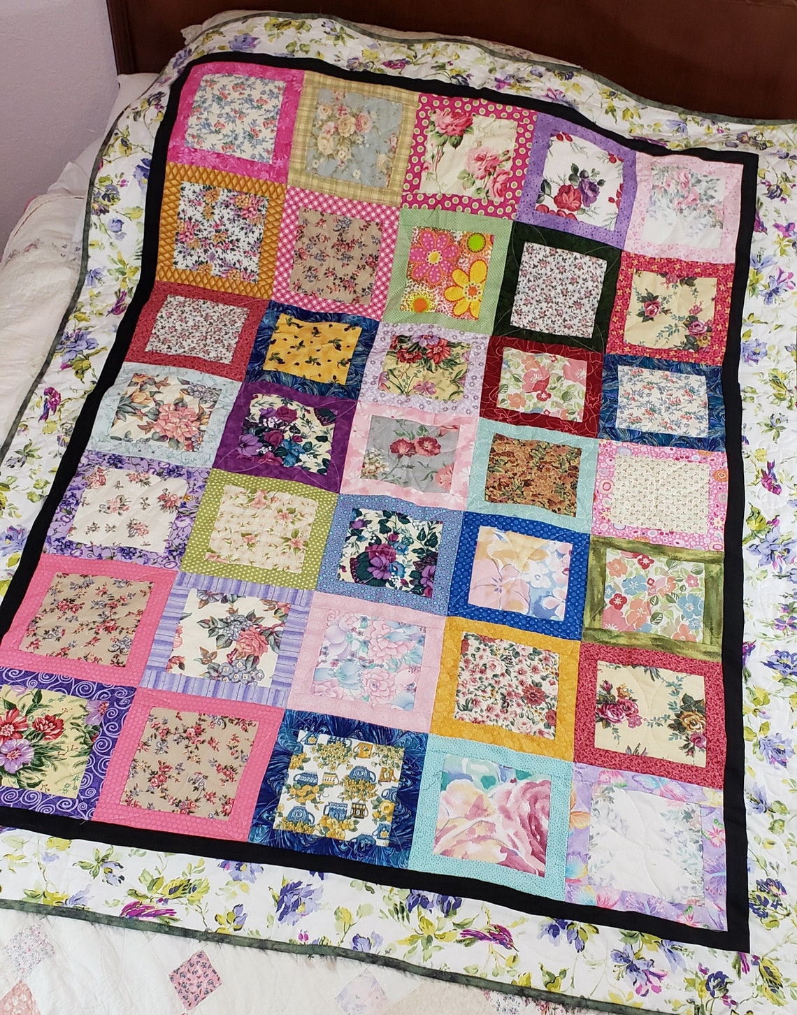 Stacked Blocks Lap Quilt Pattern - Etsy