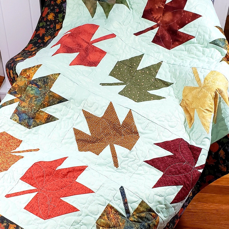 Leaf Quilt Pattern - Etsy