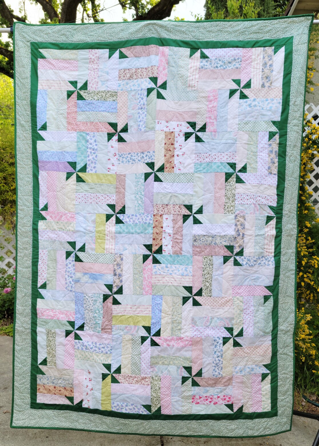 Floating Pinwheel Twin Quilt Pattern - Etsy