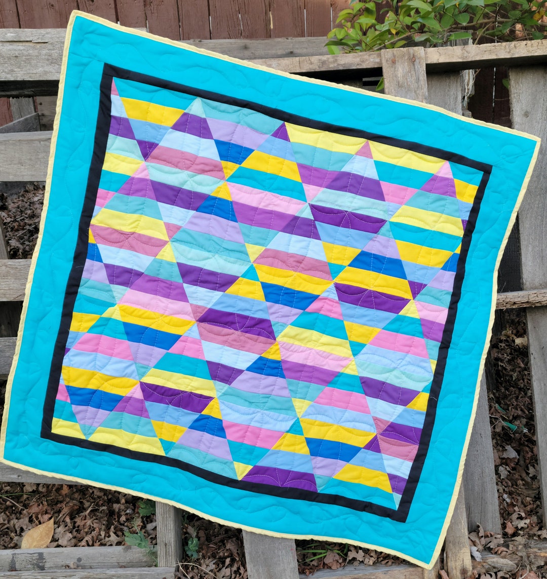 String of Diamonds Baby Quilt Pattern - Etsy