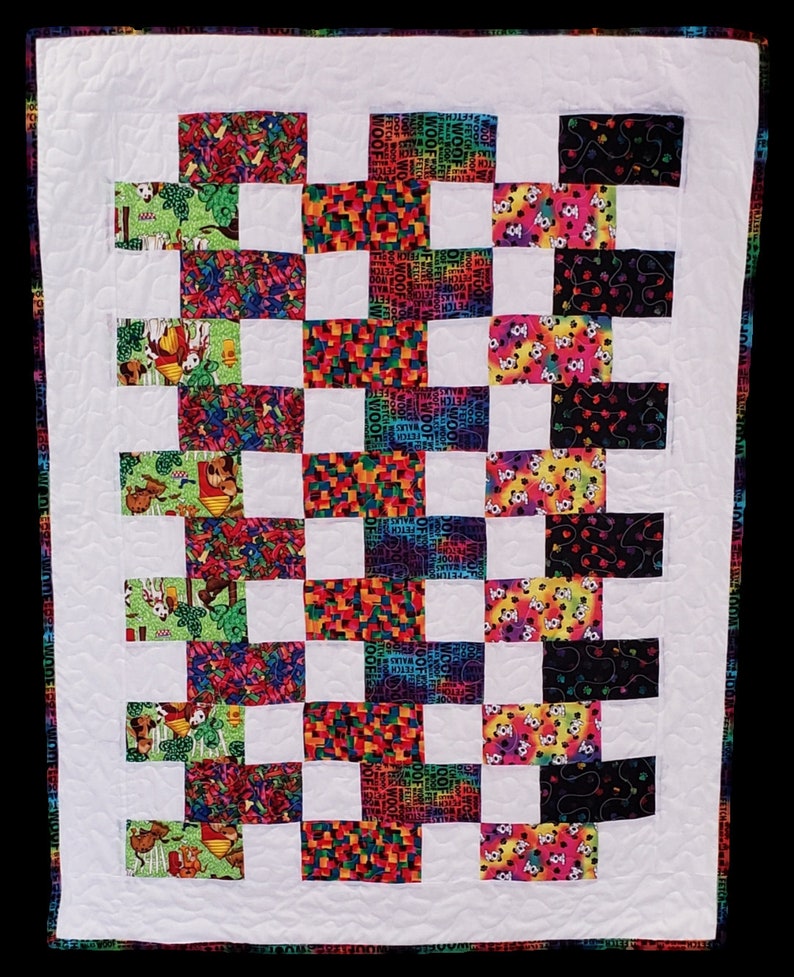 Building Blocks Baby Quilt Pattern - Etsy