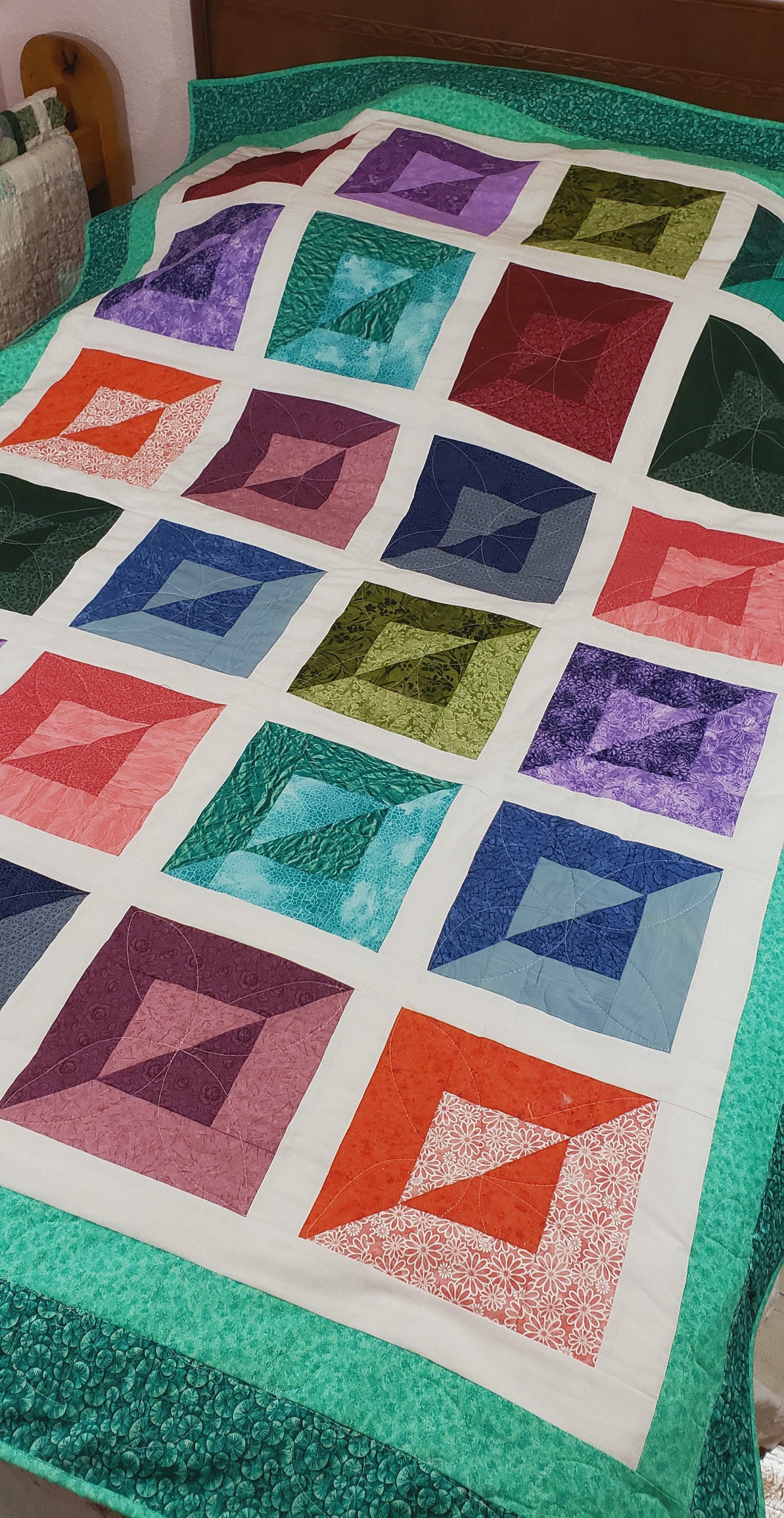Beveled Boxes Twin Quilt Pattern - Etsy