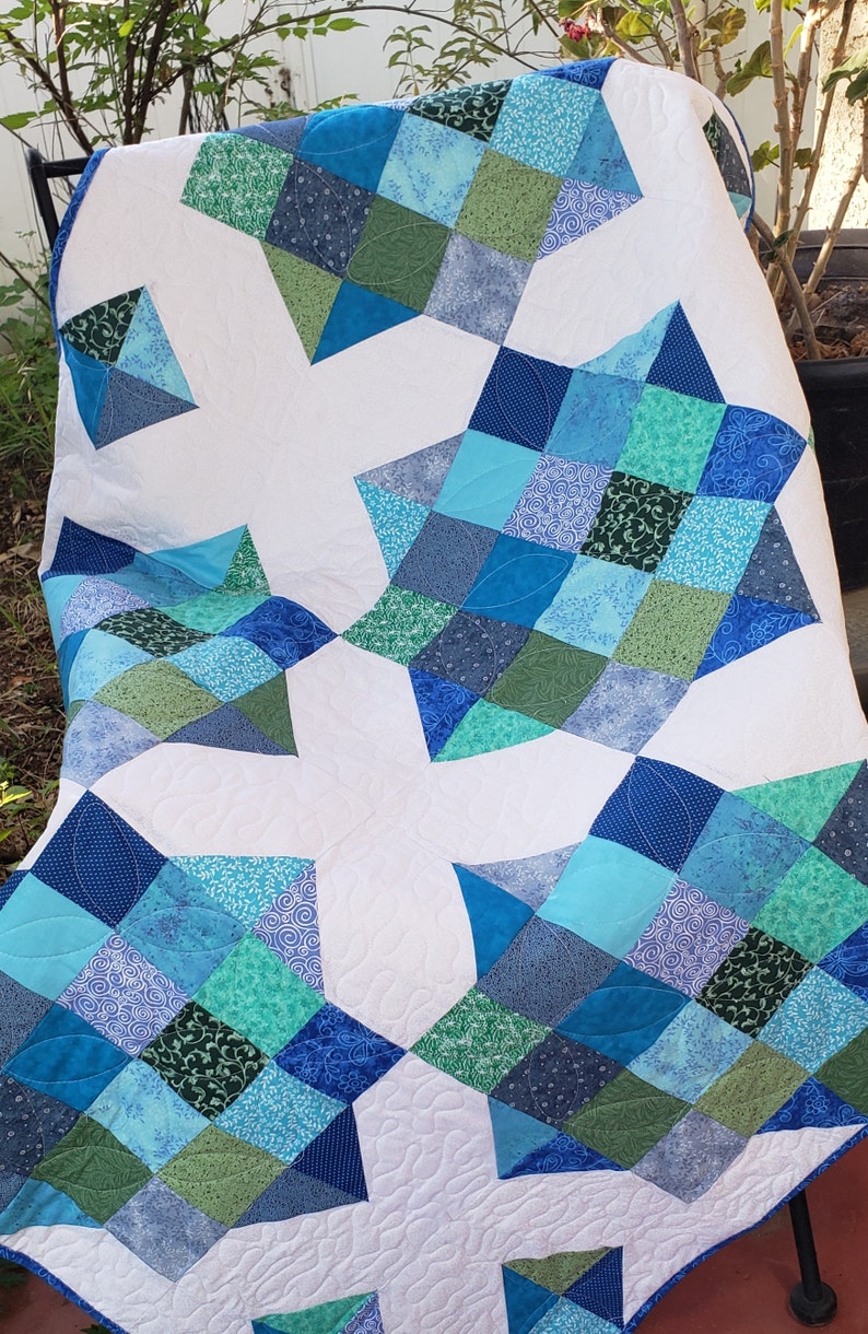 Arkansas Crossing Lap Quilt Pattern - Etsy