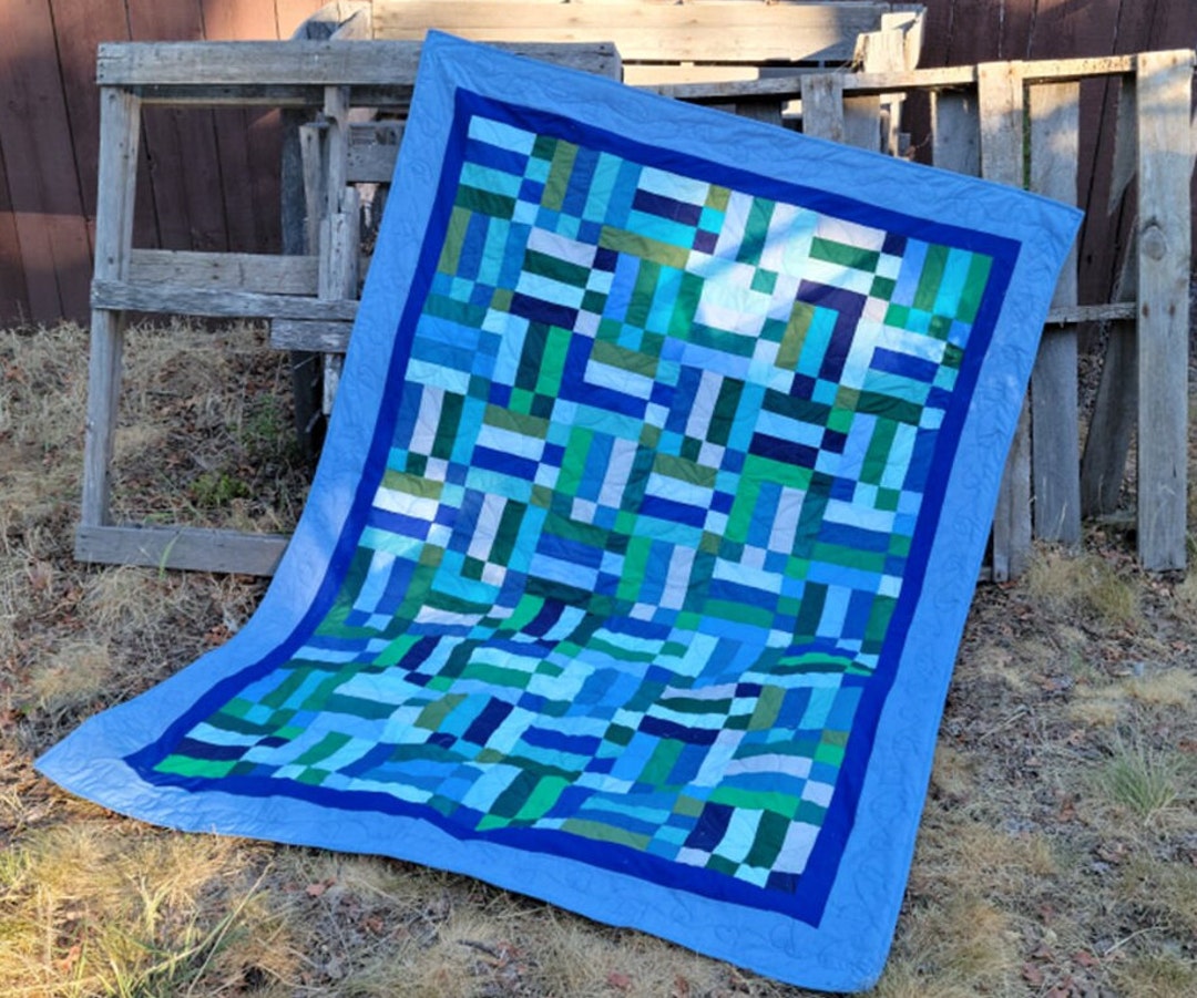 Box of Crayons Twin Quilt Pattern - Etsy