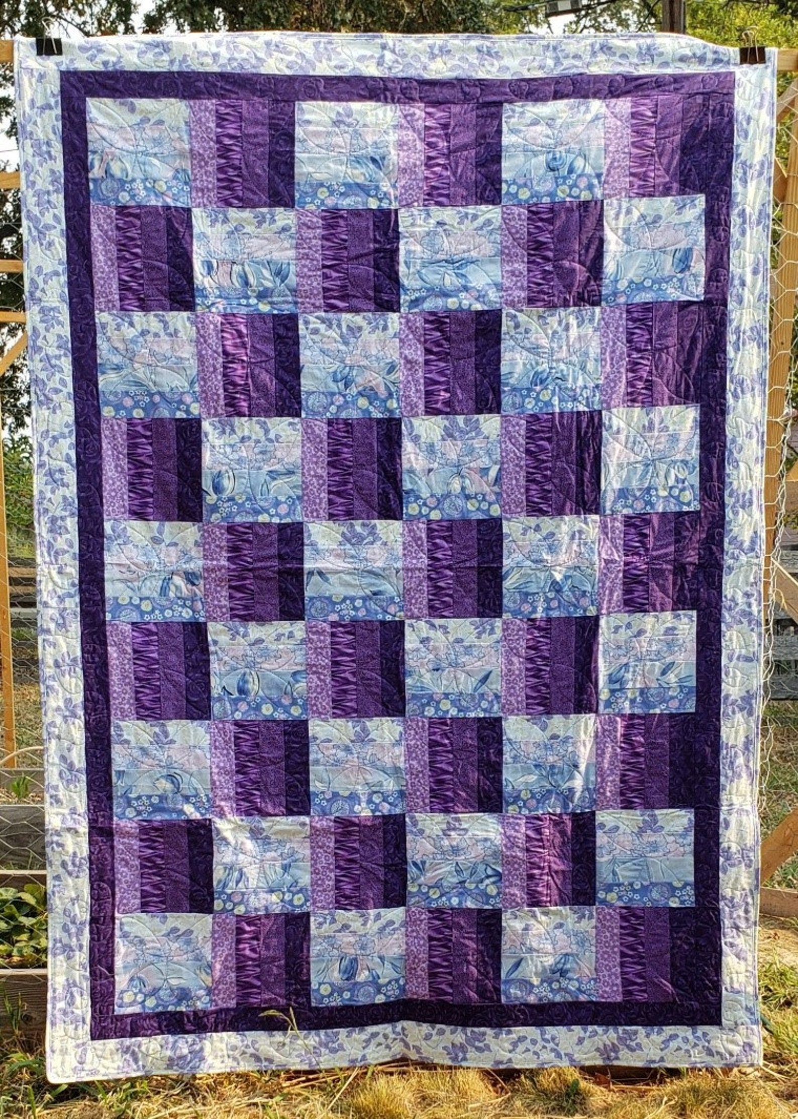 Shaded Basket Weave Twin Quilt Pattern - Etsy