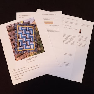 Split Rail Fence Quilt Pattern - Etsy