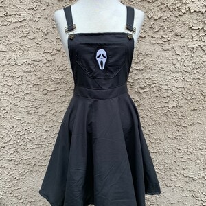 Spookyface Embroidered Overall Dress - Etsy