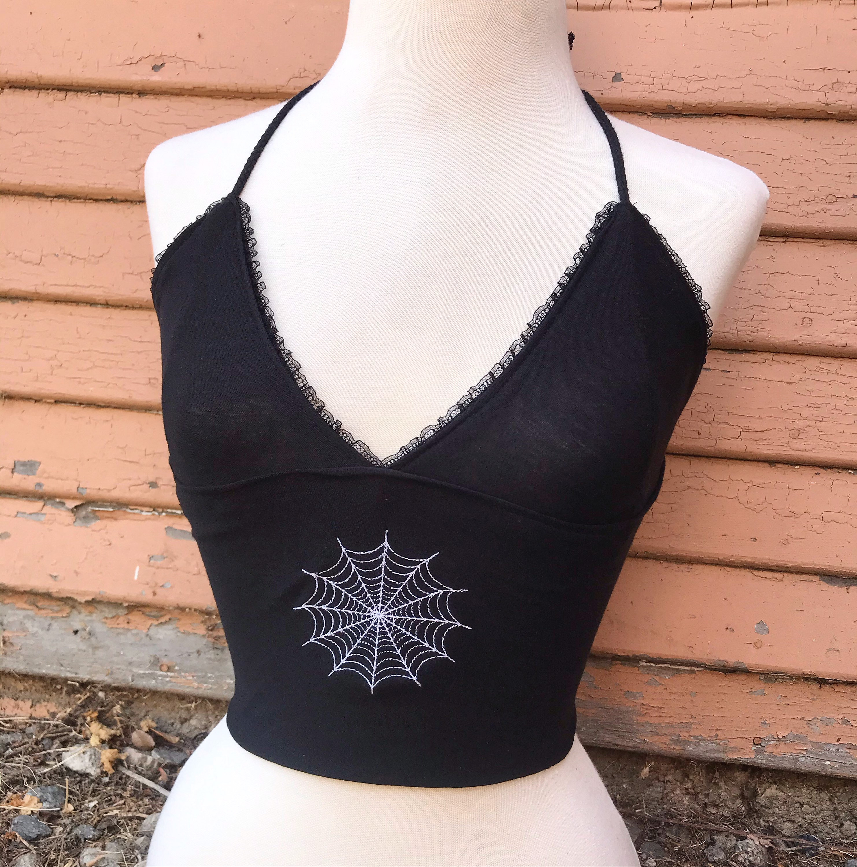 Spiderweb Halter Top | Etsy