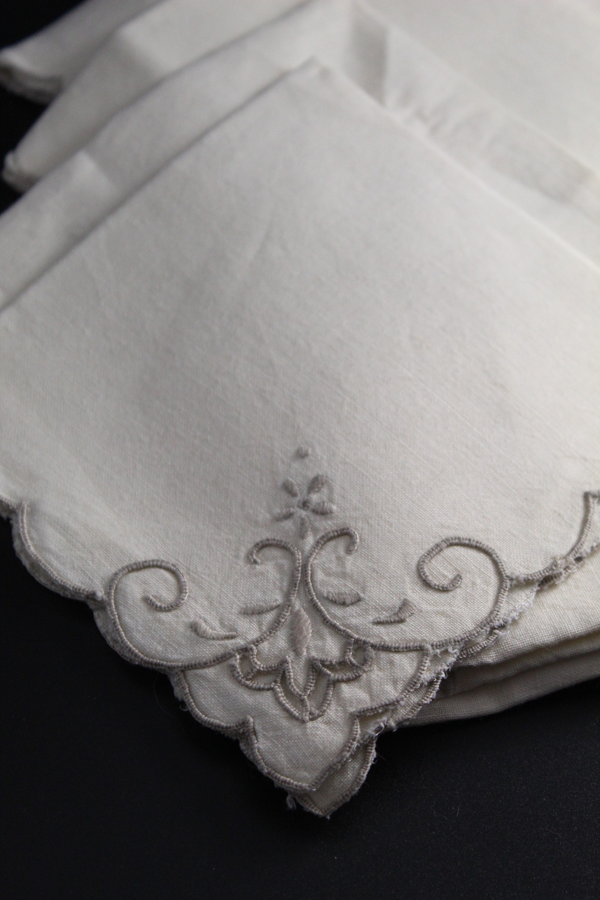 Antique Bridge Game-madeira Tablecloth and 4 Matching Napkins for ...