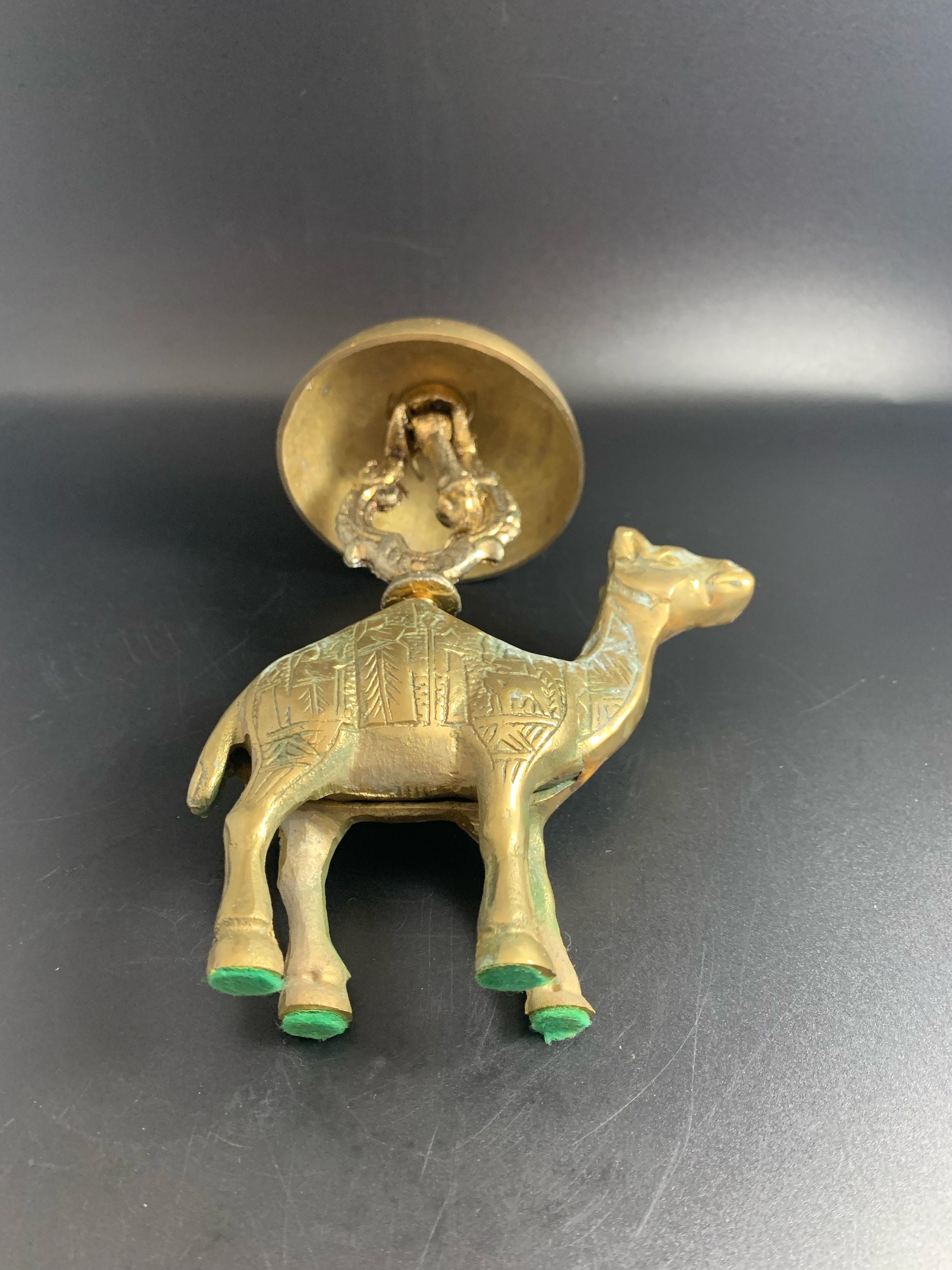 Vintage Brass Camel Counter/hotel Bell - Etsy