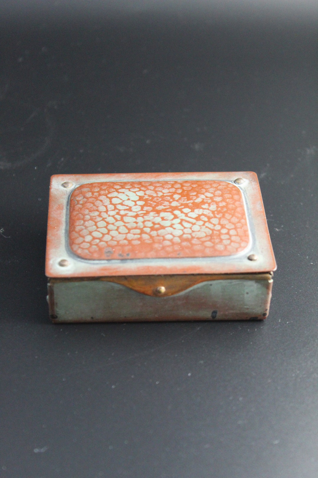 Vintage Ges Gesch Stamp Box - Etsy