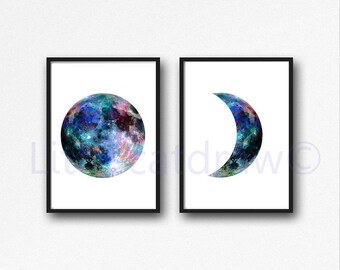 Celestial print | Etsy