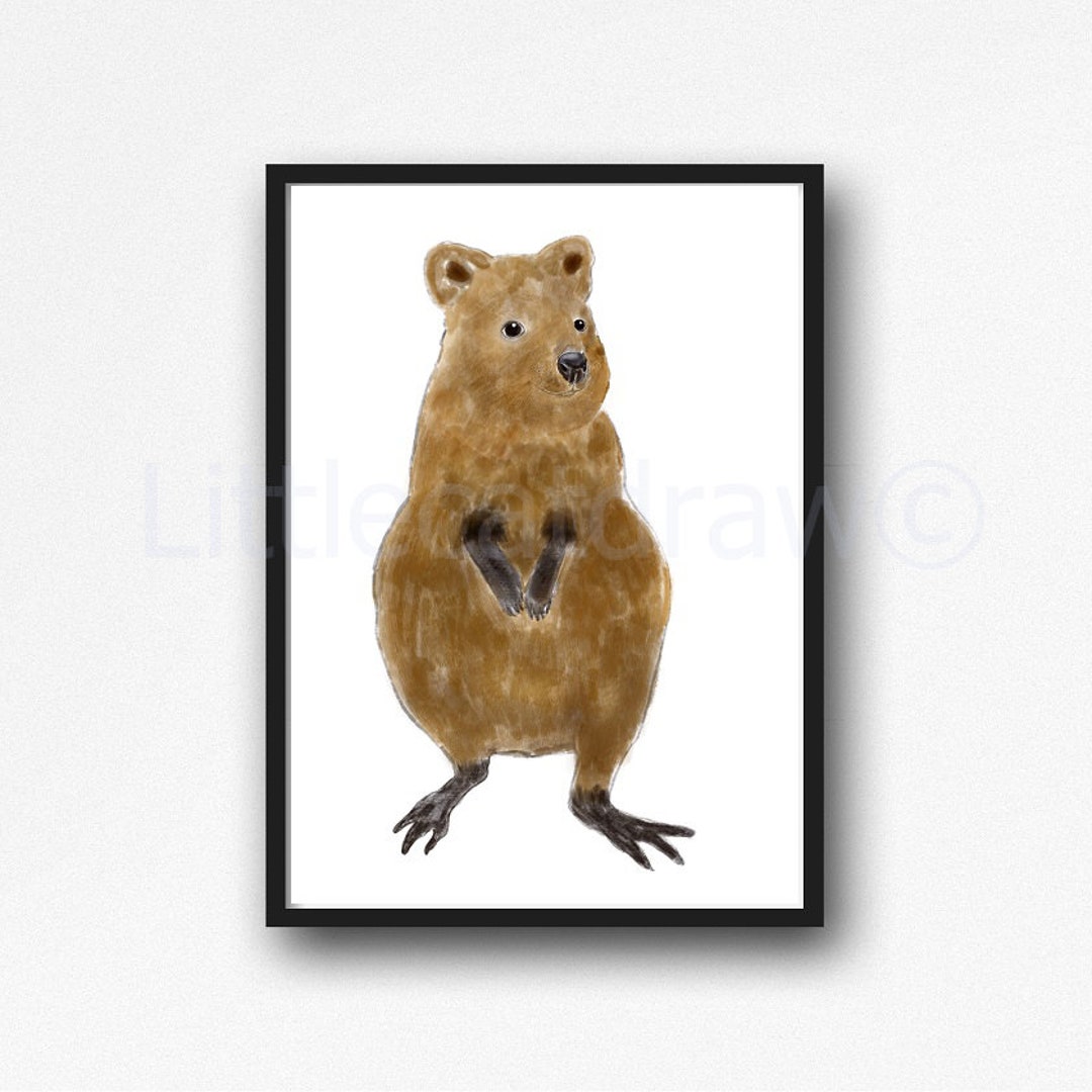 Quokka Print Unframed Wall Art Decor Gift Poster - Etsy