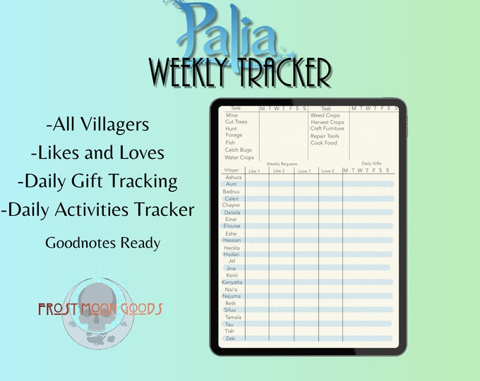 Palia Complete Guides, Trackers, and Planners Printable Bundle ...