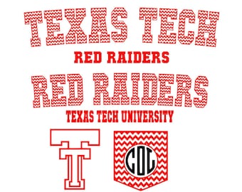 Texas tech svg | Etsy