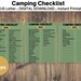 Editable Camping Checklist | Camping Planner | Pets Camping | Printable ...