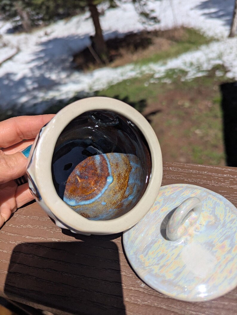 Triple Moon Ceramic Cauldron #22 | Magick Ritual | Slip-casted Hand ...