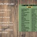 Editable Camping Checklist | Camping Planner | Pets Camping | Printable ...