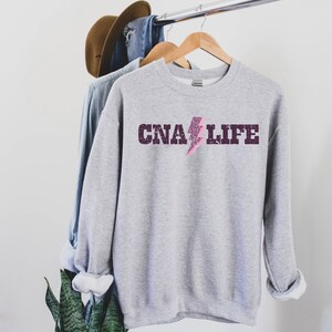 Retro CNA Sweatshirt, Certified Nursing Assistant Crewneck, CNA Gifts ...