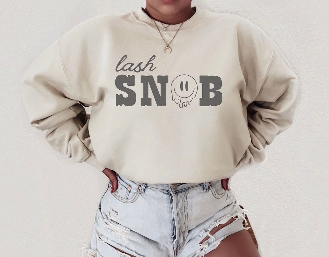 Retro Lash Snob Sweatshirt, Lash Artists, Lash Artist Gift, Lash Artist ...