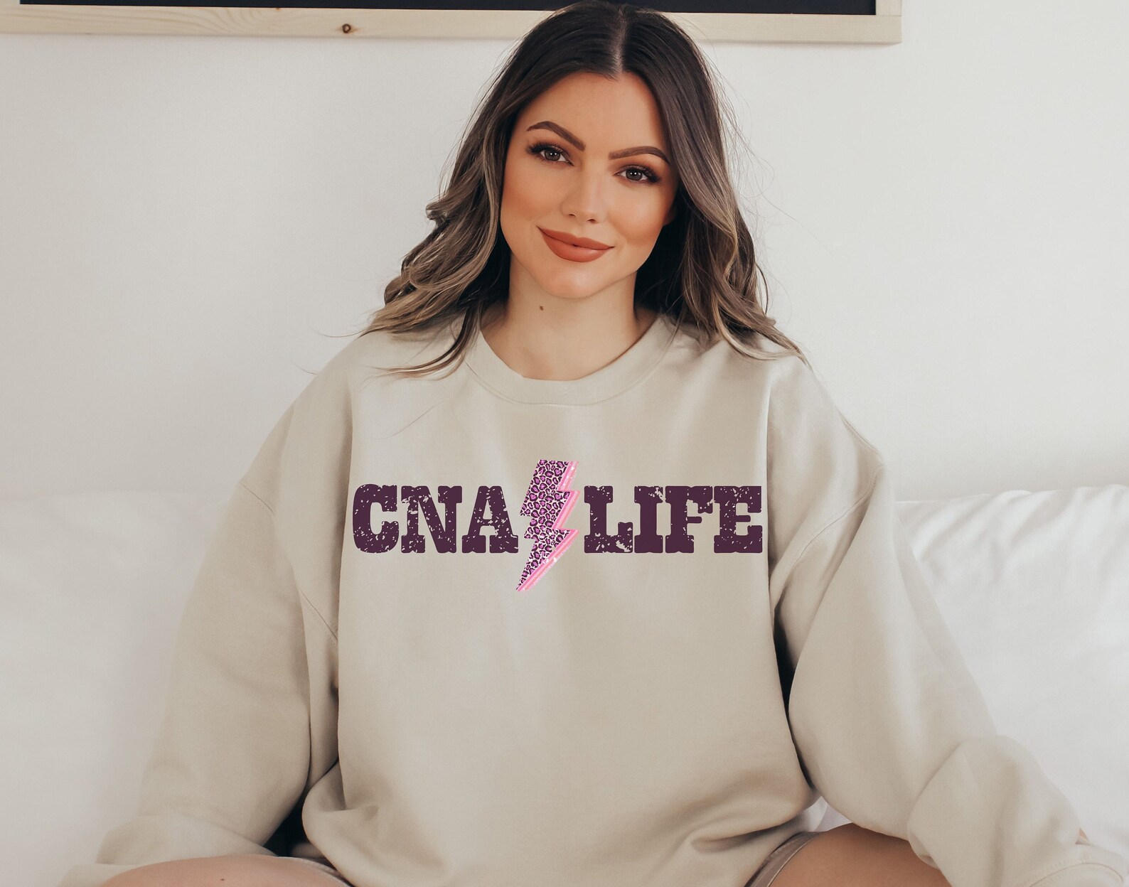 Retro CNA Sweatshirt, Certified Nursing Assistant Crewneck, CNA Gifts ...