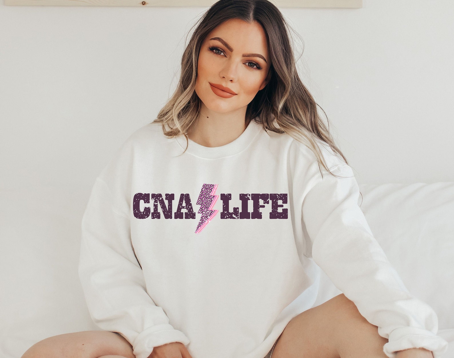 Retro CNA Sweatshirt, Certified Nursing Assistant Crewneck, CNA Gifts ...
