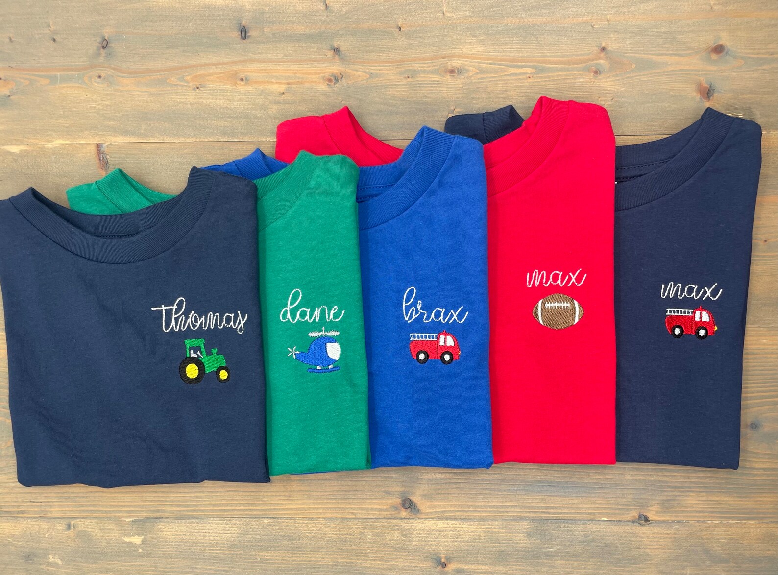 Kid’s Name Embroidered Shirt, Children’s Name Tshirt, Toddler ...